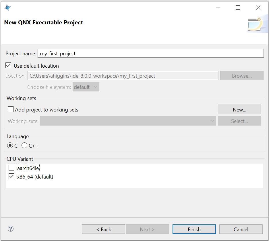 Configurando o Ambiente de Desenvolvimento para QNX