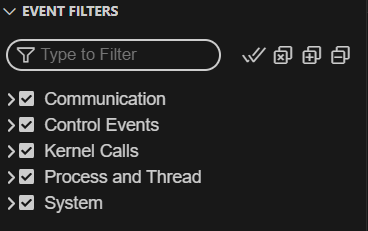 Owner and event filters